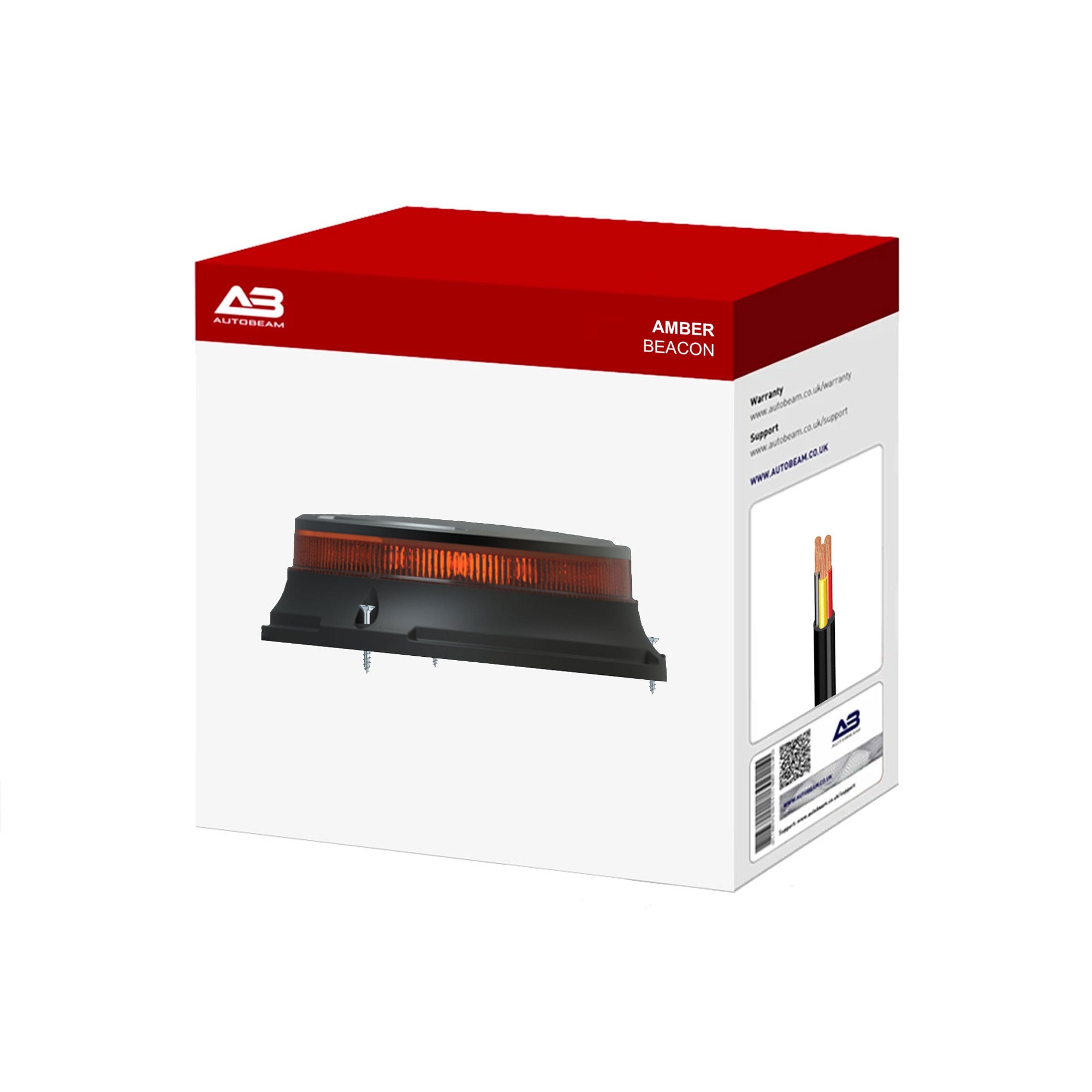 Amber warning beacon | Screw mounting – Autobeam