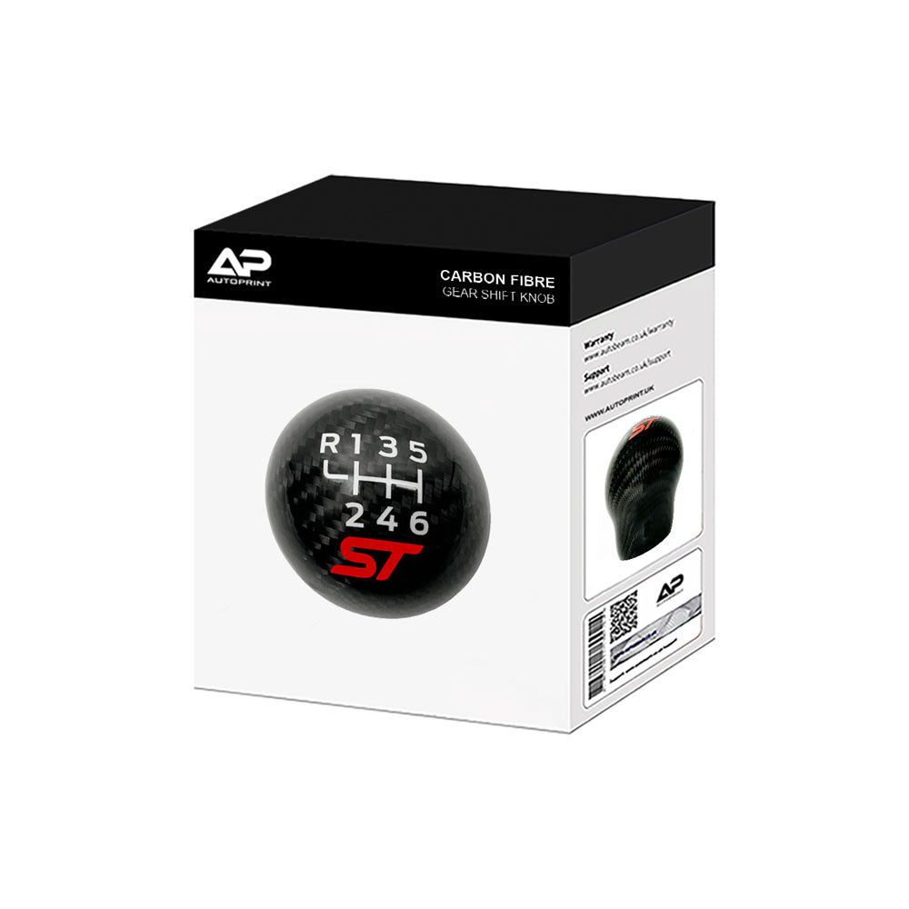 CARBON FIBRE GEAR SHIFT KNOB | ST LOGO – Autobeam