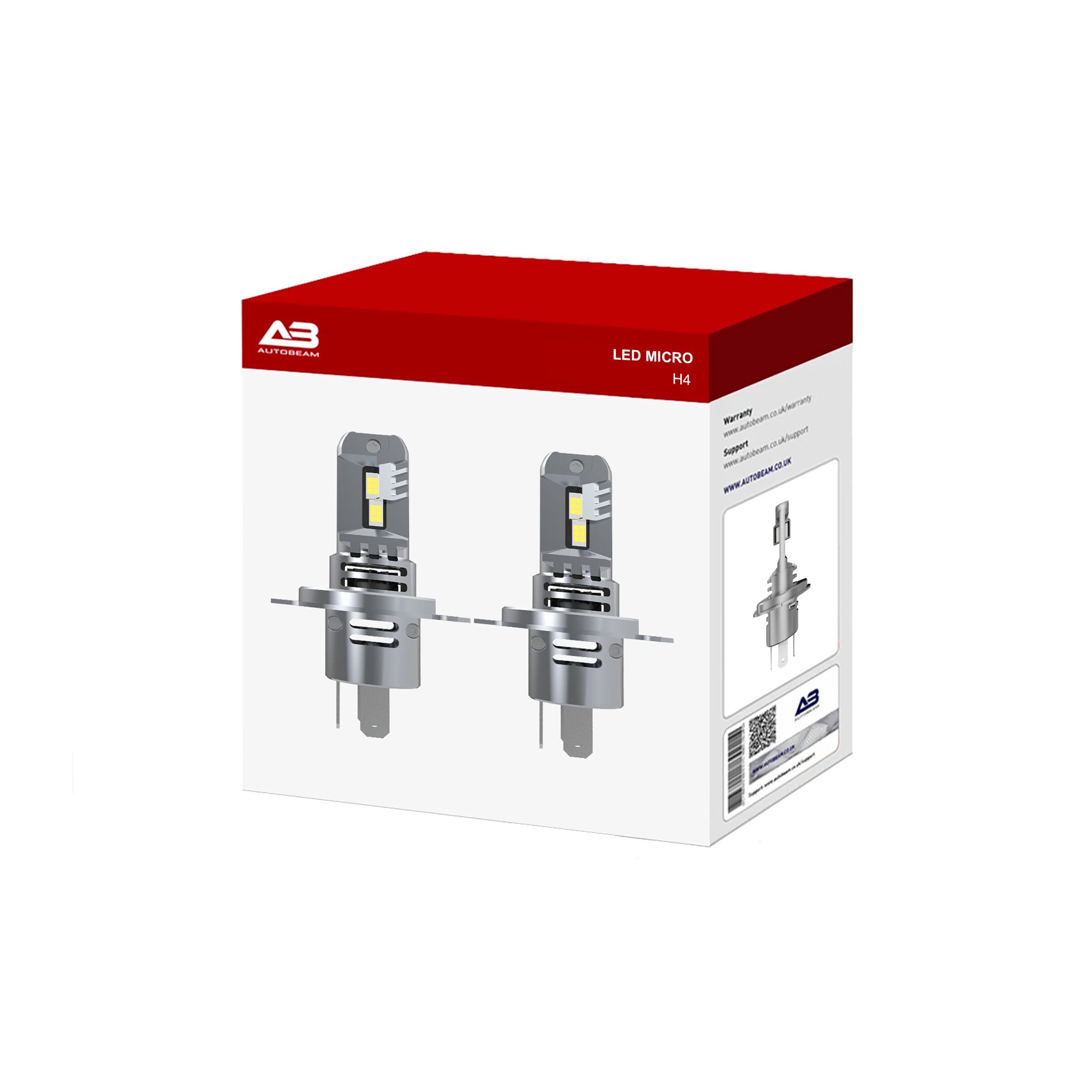 LED H4 Micro Dipped | Full Beam Unit – Autobeam